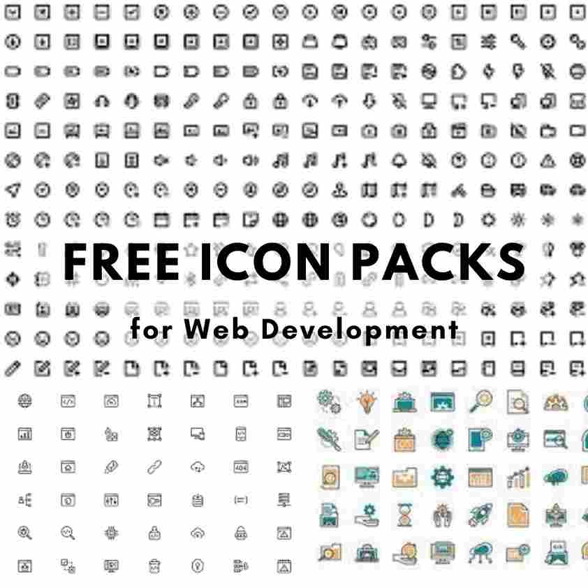 Unlocking Creativity: A Treasure Trove of Free Icon Packs for Web Development